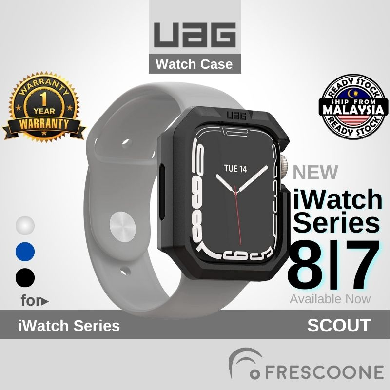 UAG SCOUT Watch Case Shockproof Protective Cover Casing for iWatch Series 7 8 S7 S8 / 45mm 41mm ...