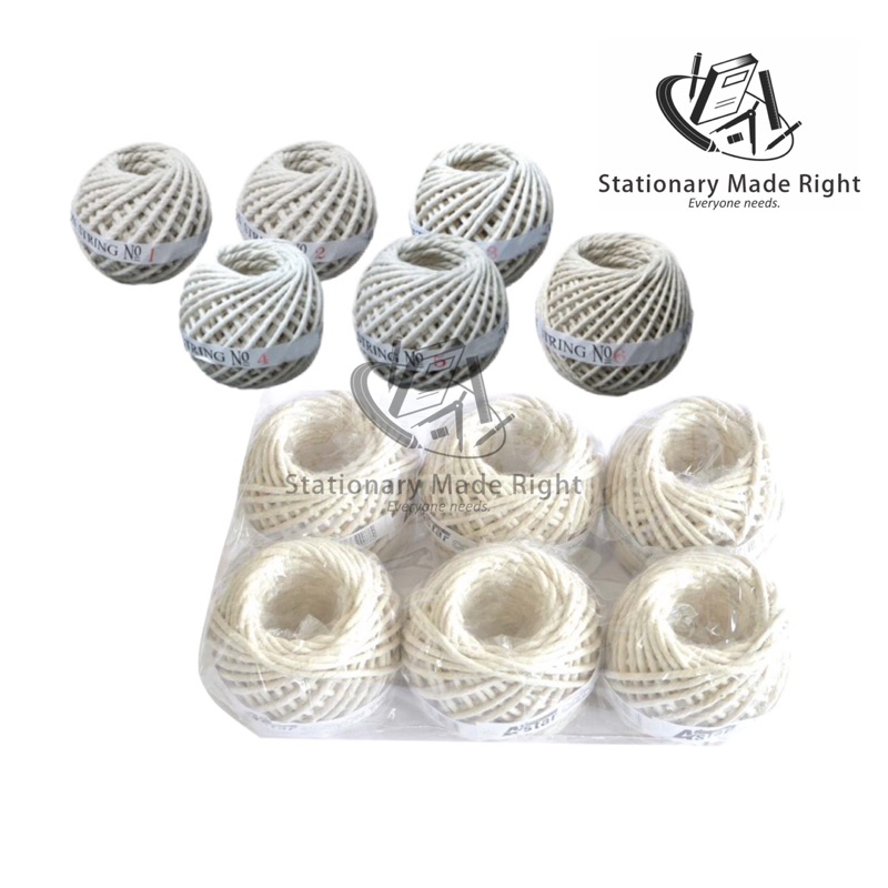 Cotton Twine White Parcel String Tali Ikat Tali Putih (4mm / 3.5mm ...