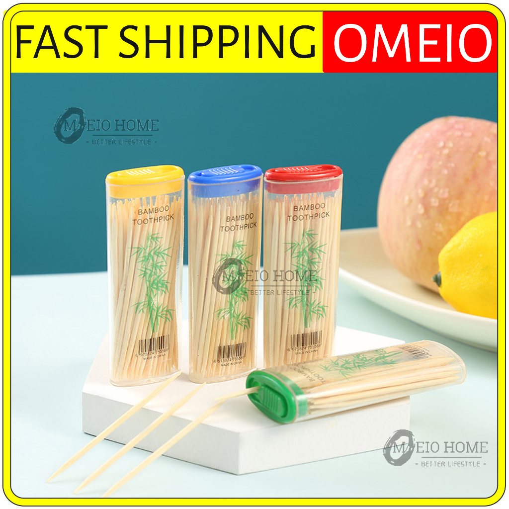Portable Bamboo Toothpick Oral Wooden Tooth Pick Care Tooth Sticks ...