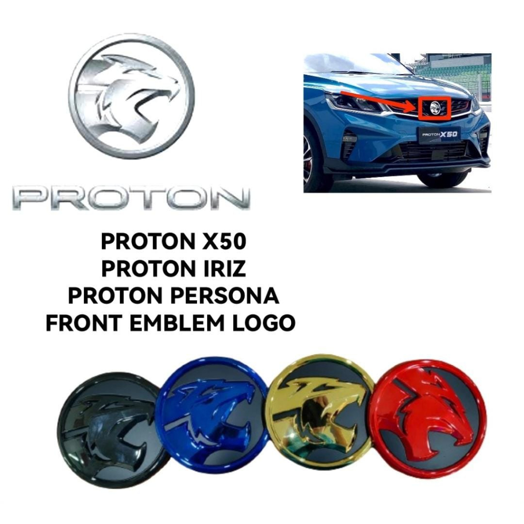 Proton X50 Persona Iriz 2022 Year New Model Front Bumper Grille Logo ...