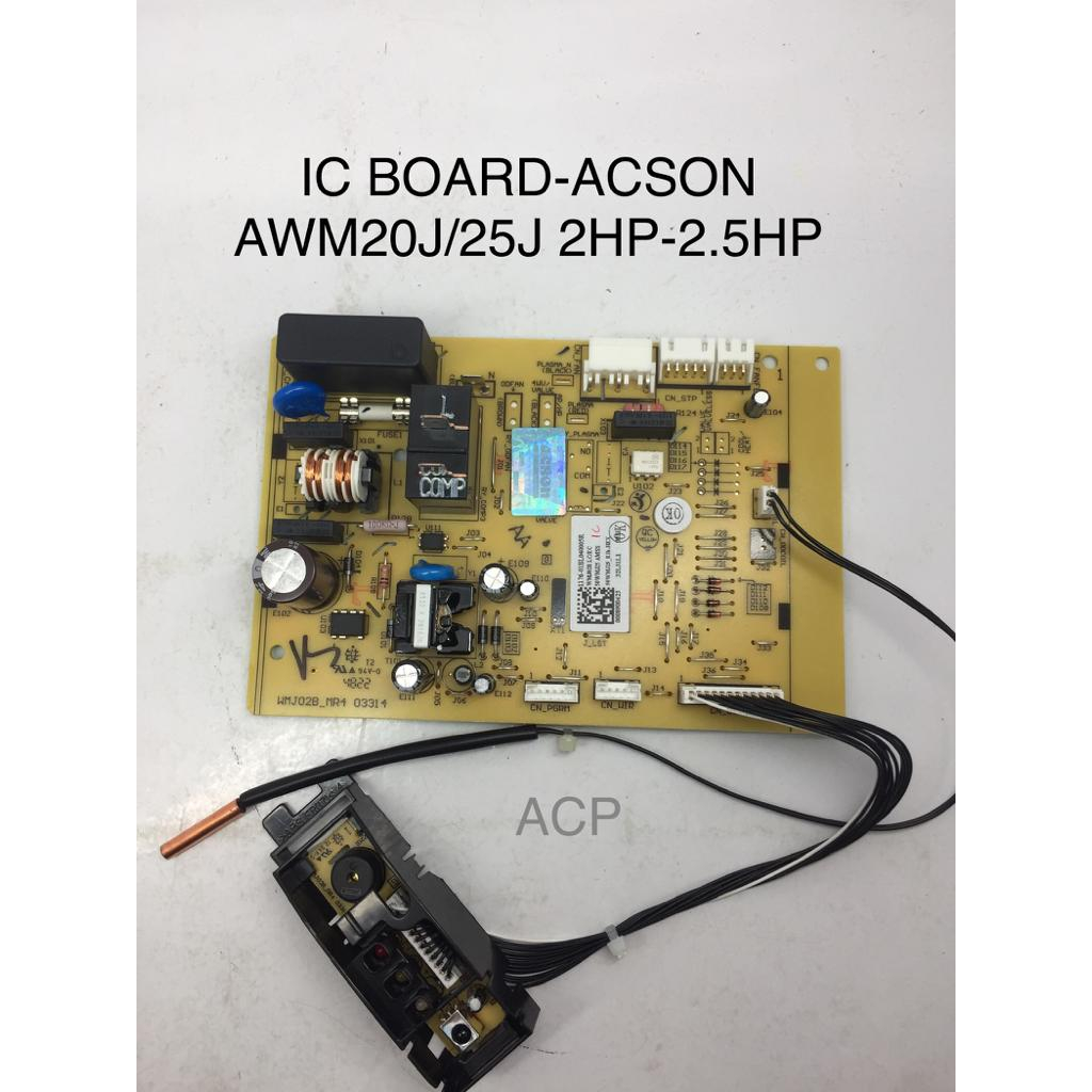 Original ACSON INDOOR PC BOARD / IC BOARD YWM20J / YWM25J (20L)(2HP - 2 ...