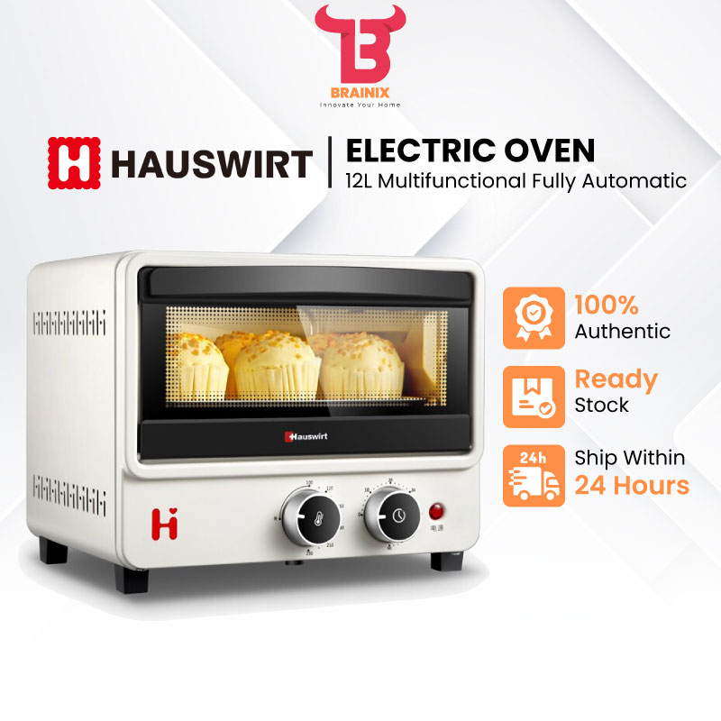 Hauswirt B08 Electric Oven Household Small 12L Multi-functional Fully Automatic Baking Cake Mini ...
