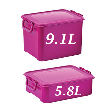 *5.8L/9.1L*Tupperware Treasure Kimchi Keeper Set 4.8L/5.8L/9.1L Pink ...