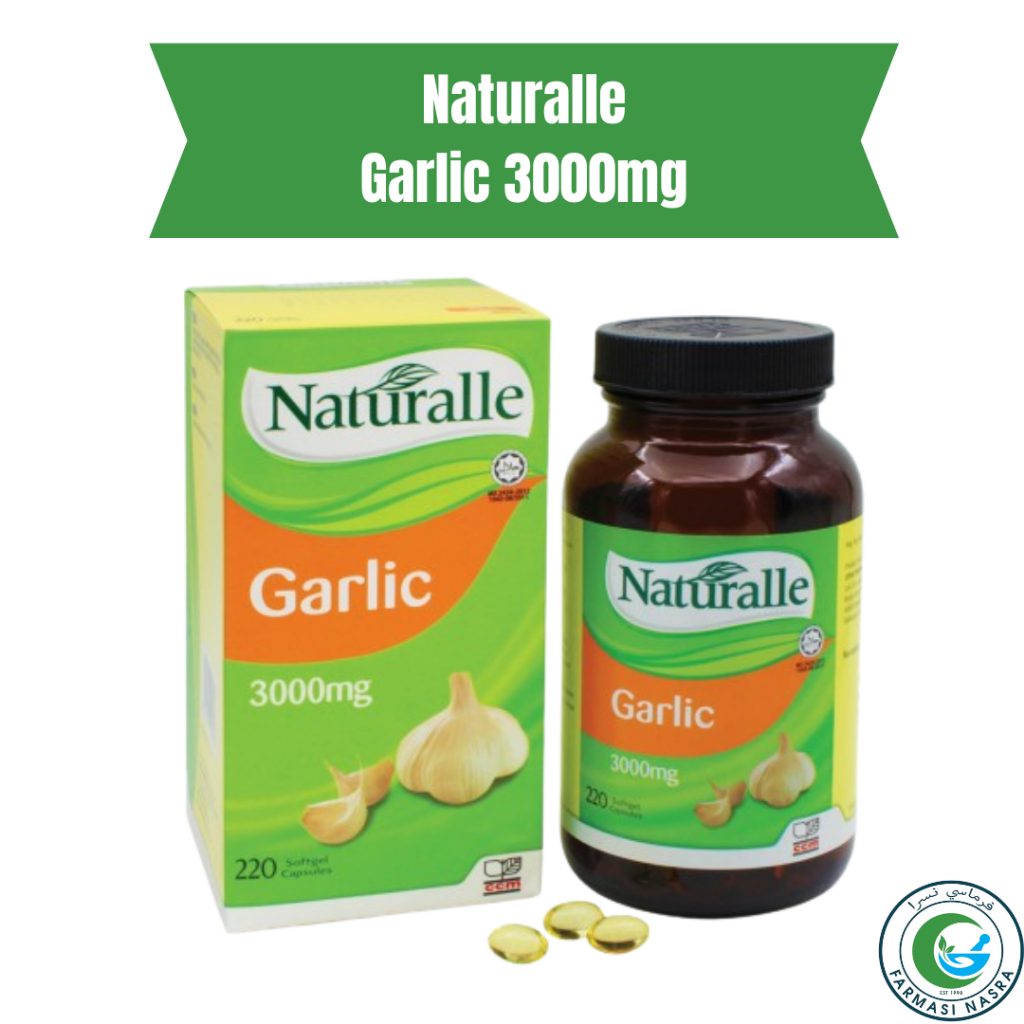 Naturalle Garlic 3000mg 220's EXP: {7/2025] | Shopee Malaysia
