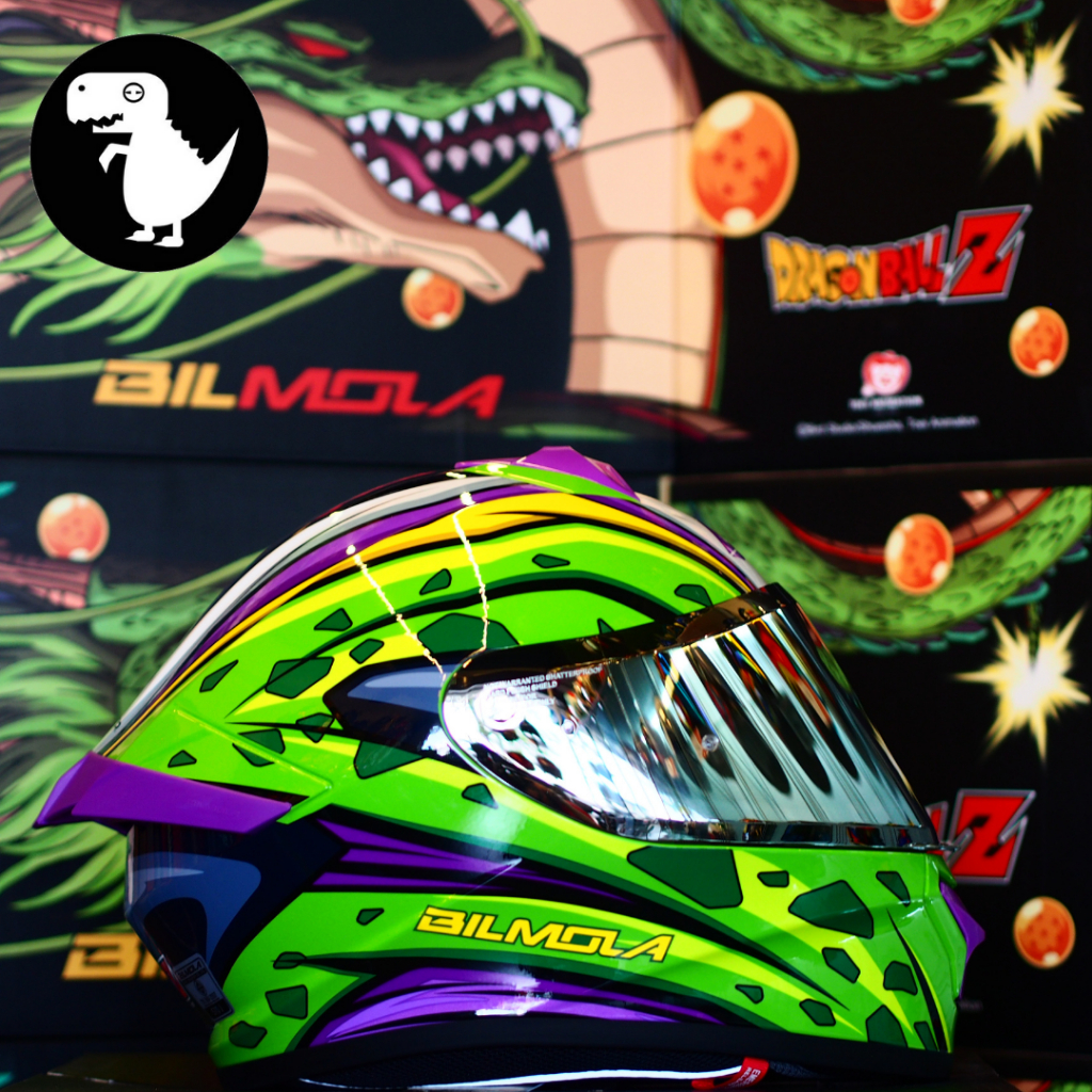 BILMOLA DRAGON BALL Z CELL SPECIAL EDITION 🇹🇭 FULL FACE SINGLE VISOR ...