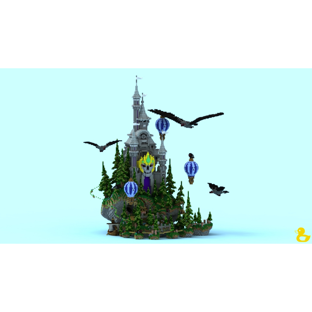 SKELETON ISLAND SPAWN - HALLOWEEN // SCARY // CASTLE // LOBBY/HUB/SPAWN [MINECRAFT MAP] | Shopee ...