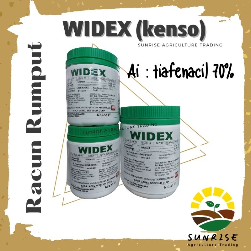 100g 250g Widex tiafenacil 70% Kenso Rumput Sembau Kebun sawit Racun ...
