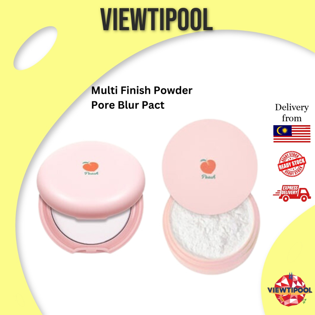 [SKINFOOD] Peach Multi Finish Powder 5g, 15g & Pact 4g | Shopee Malaysia