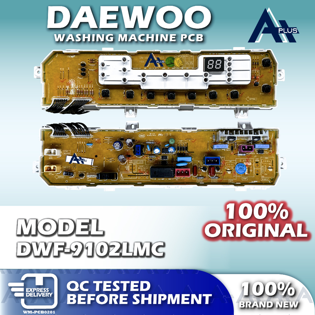 (100% ORIGINAL) DWF-9102LMC DAEWOO Washing Machine PCB Board BOARD MESIN BASUH | Shopee Malaysia