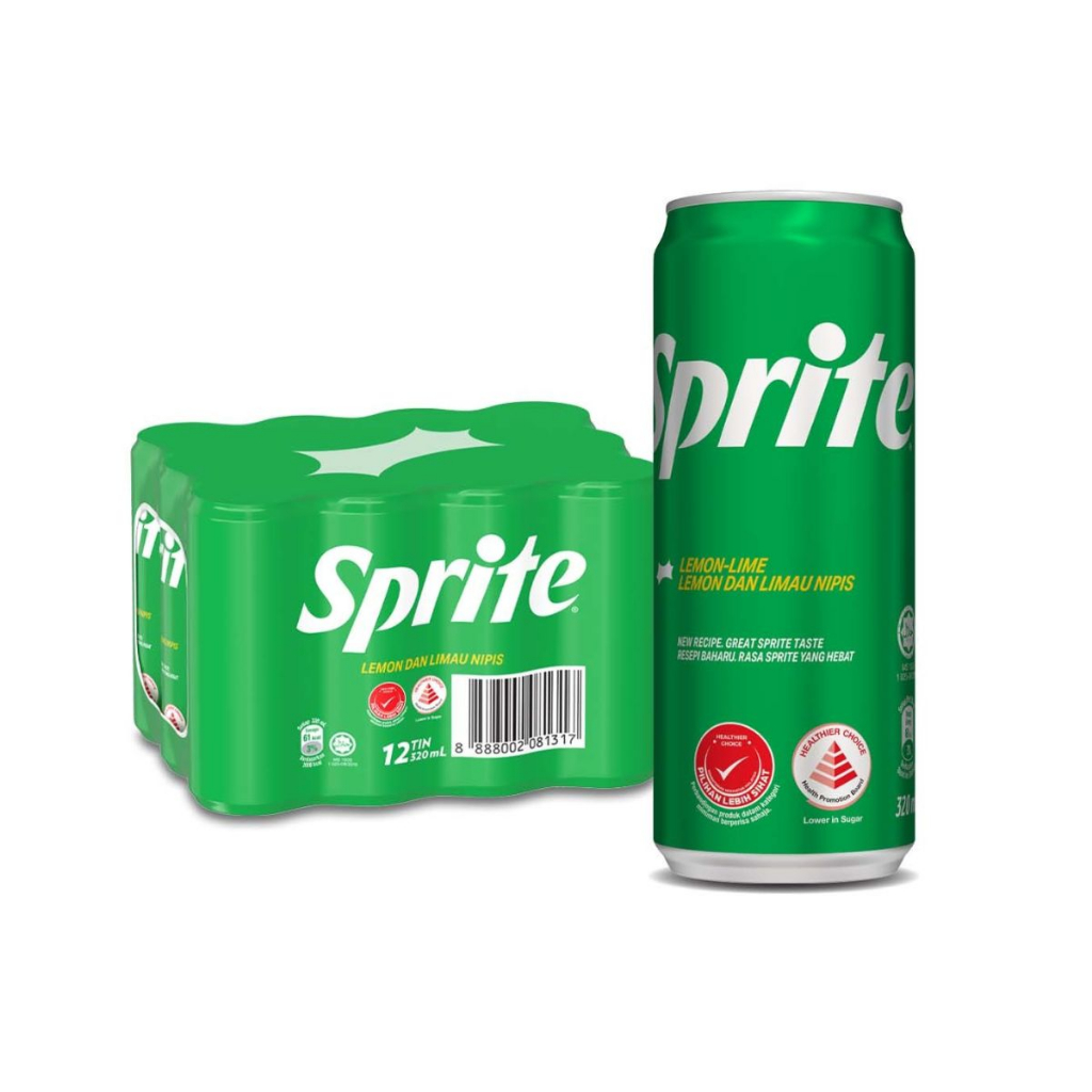 Sprite Can 320ml x 12 | Shopee Malaysia
