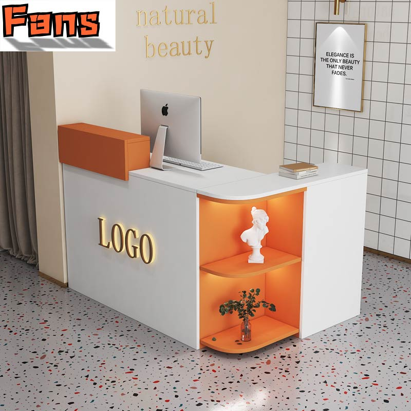 L Shape Counter Kaunter Cashier Reception Front Desk Kaunter Kedai Baju ...