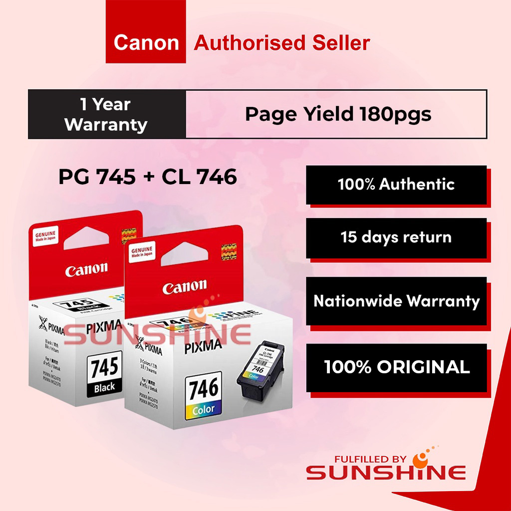 Canon Ink PG745,745s,745XL,CL746,746s and 746XL | Shopee Malaysia