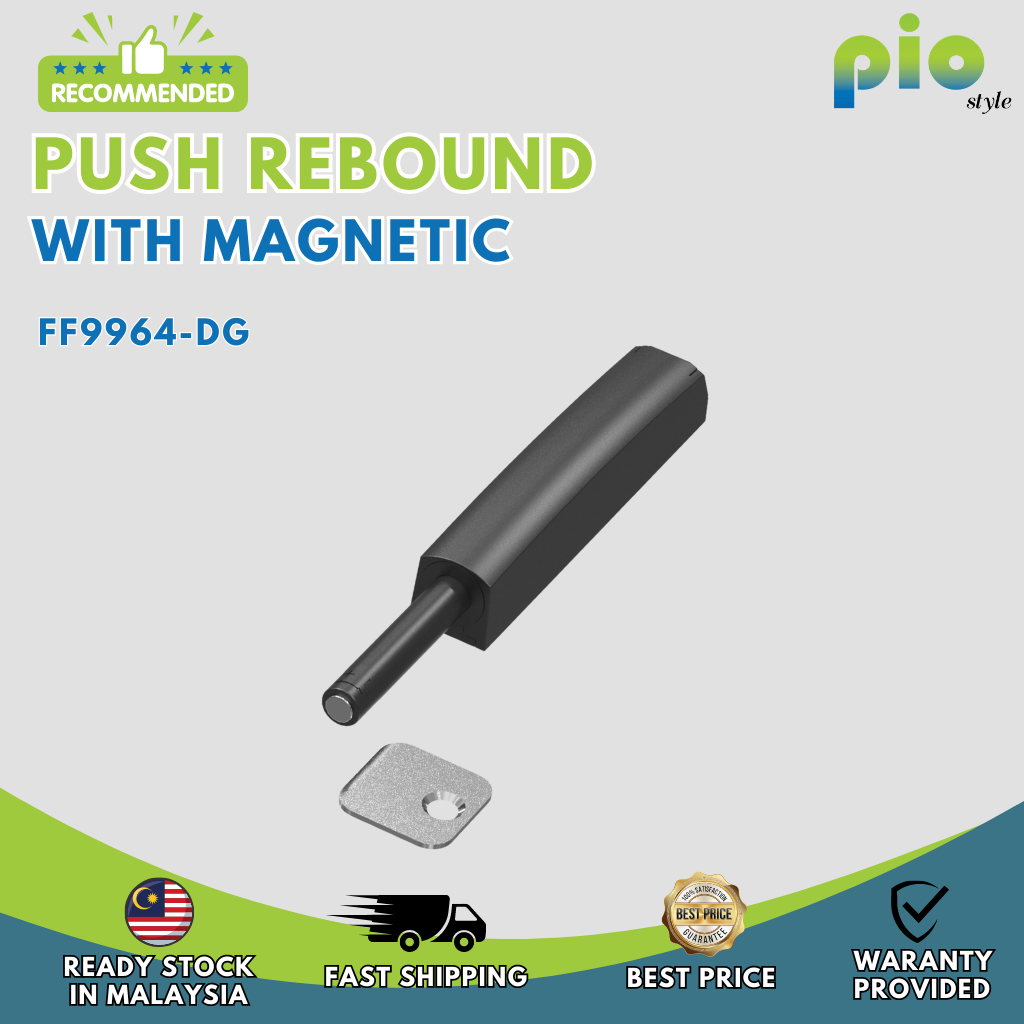 piostyle Door Damper Buffer with Magnet/Rubber Push Rebound Door ...