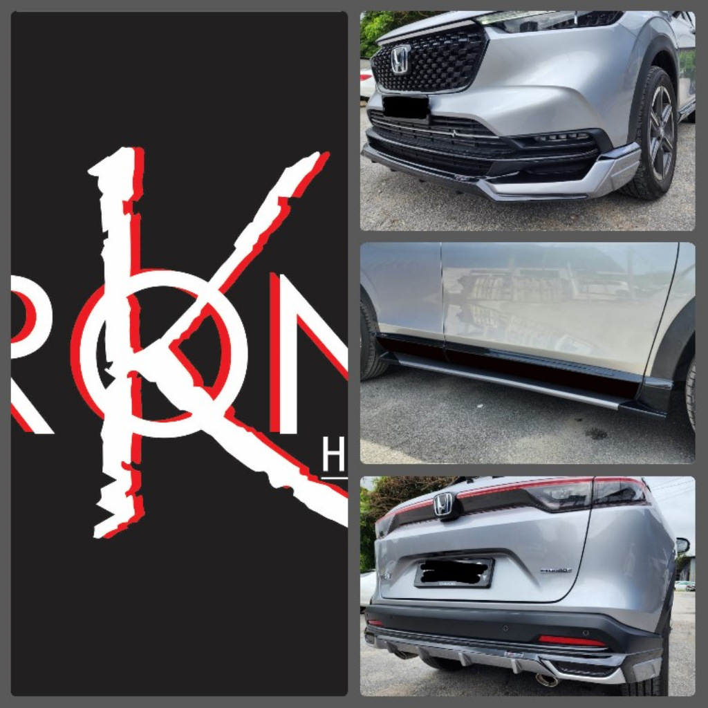 Honda HRV 3rd Generation 2022 RS Sport Skirting Body Kit ABS Ready ...
