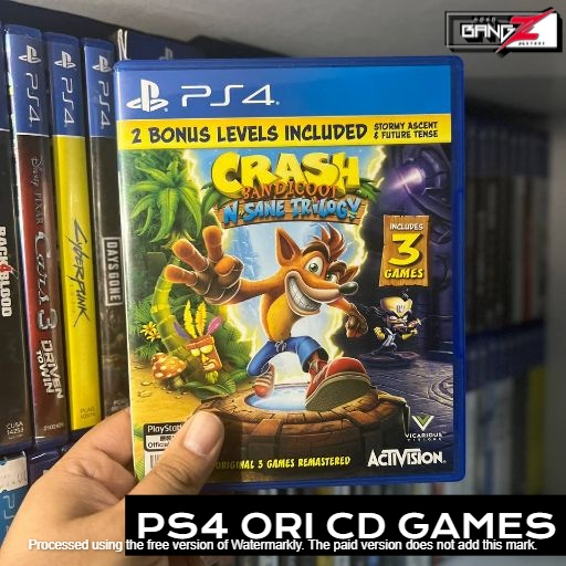 PS4: CRASH BANDICOOT & SANE TRILOGY (CD) | Shopee Malaysia