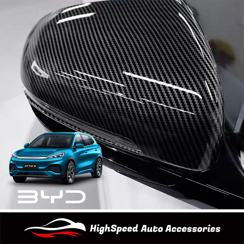 BYD Atto 3 Carbon Fiber Side Mirror Cover / Fuel Tank Cover | Shopee ...