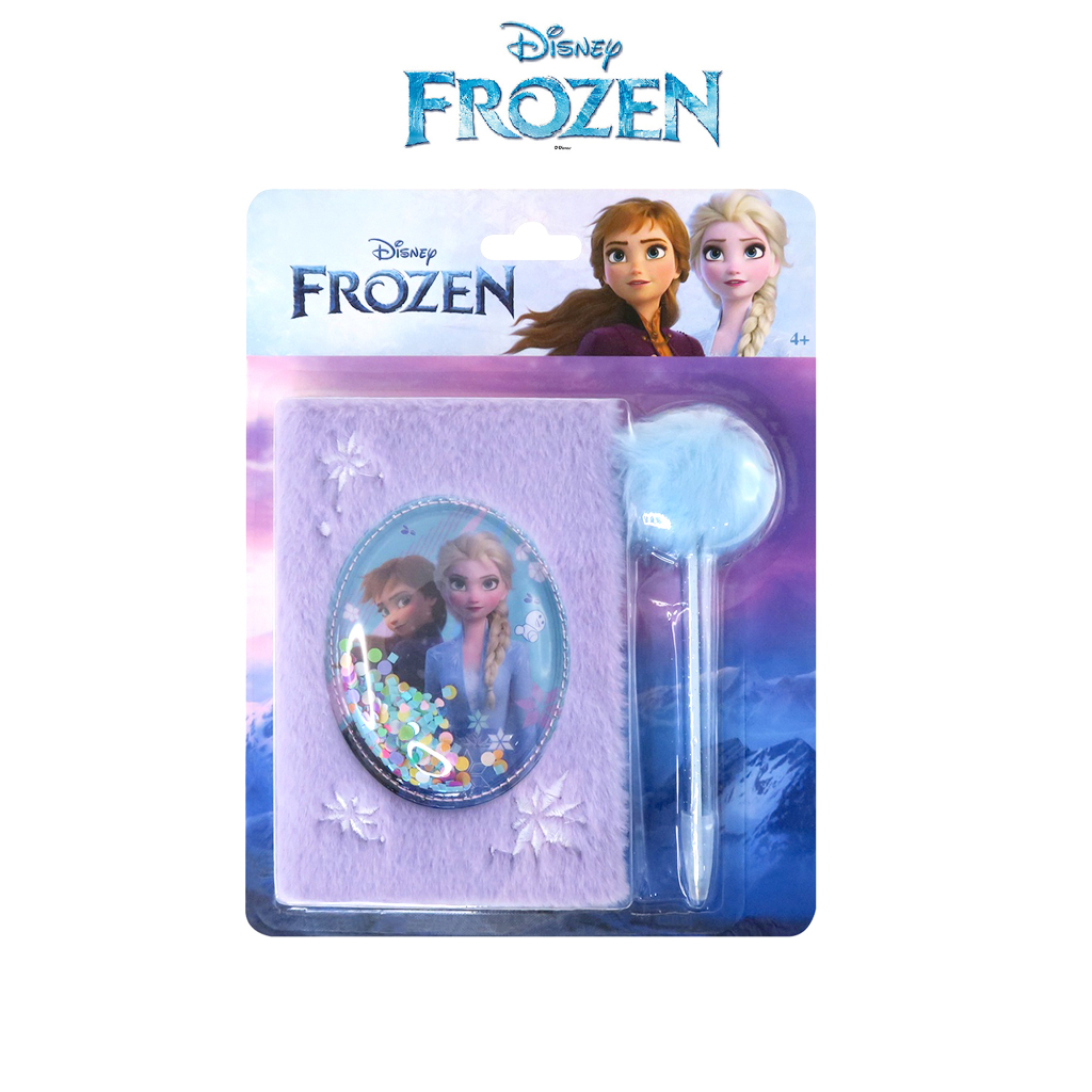 ️New! Disney Princess Frozen 2 Princess Elsa Anna Plush Notebook With ...