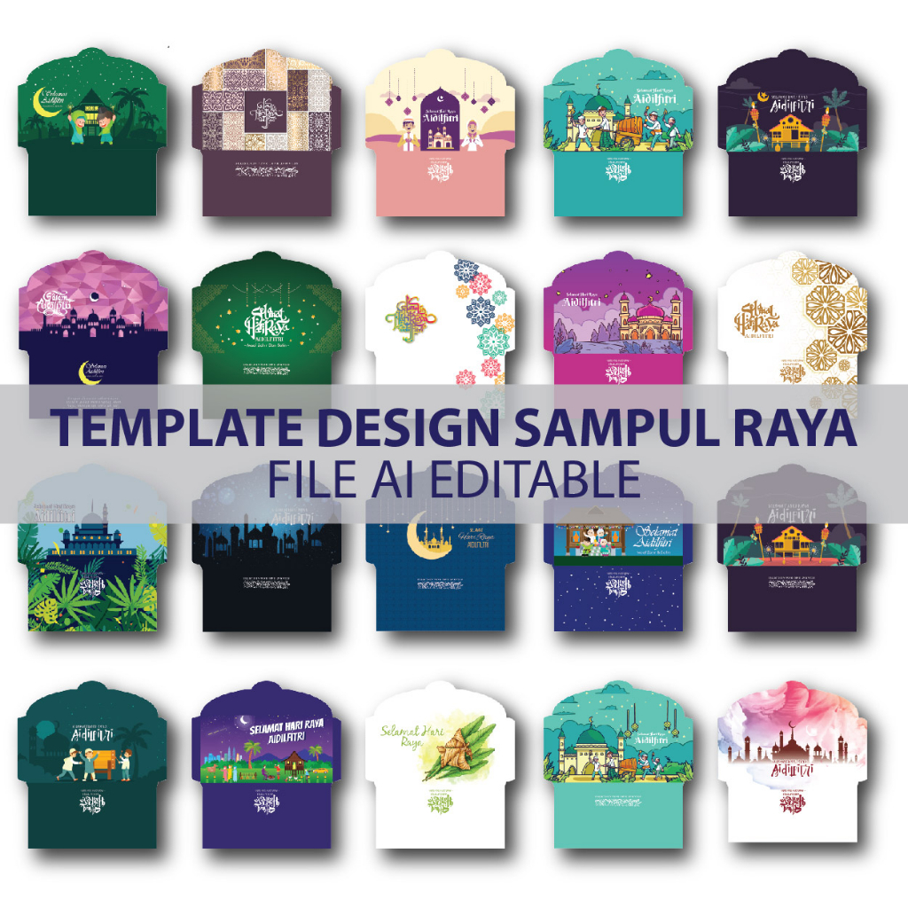 TEMPLATE SAMPUL RAYA DESIGN | Shopee Malaysia