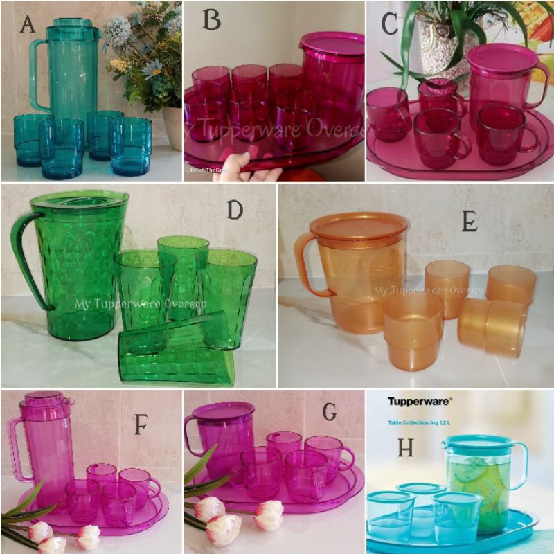 Tupperware jug hidang air drinking set pitcher 4.5L Table Collection ...