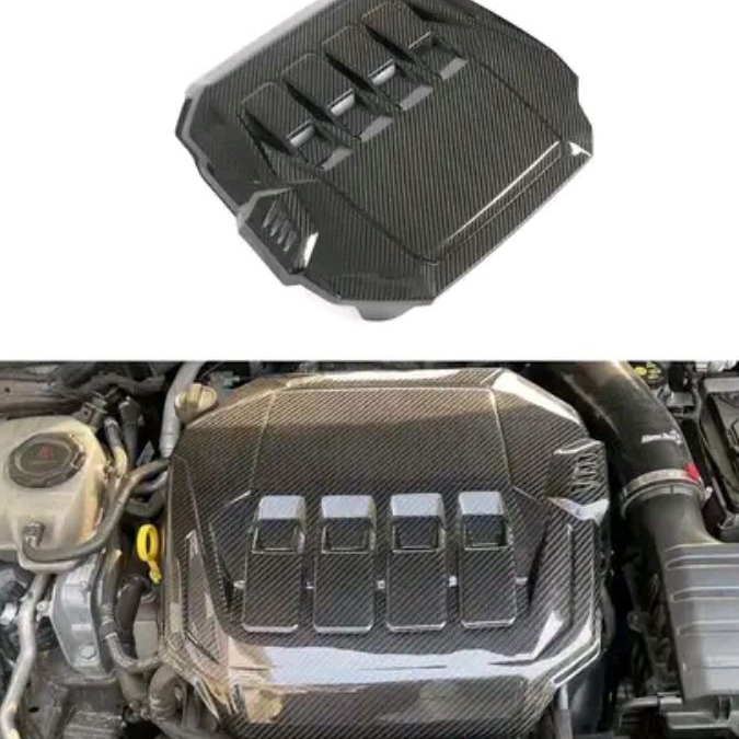 MK8 GTI engine hood cover Dry Carbon | Shopee Malaysia
