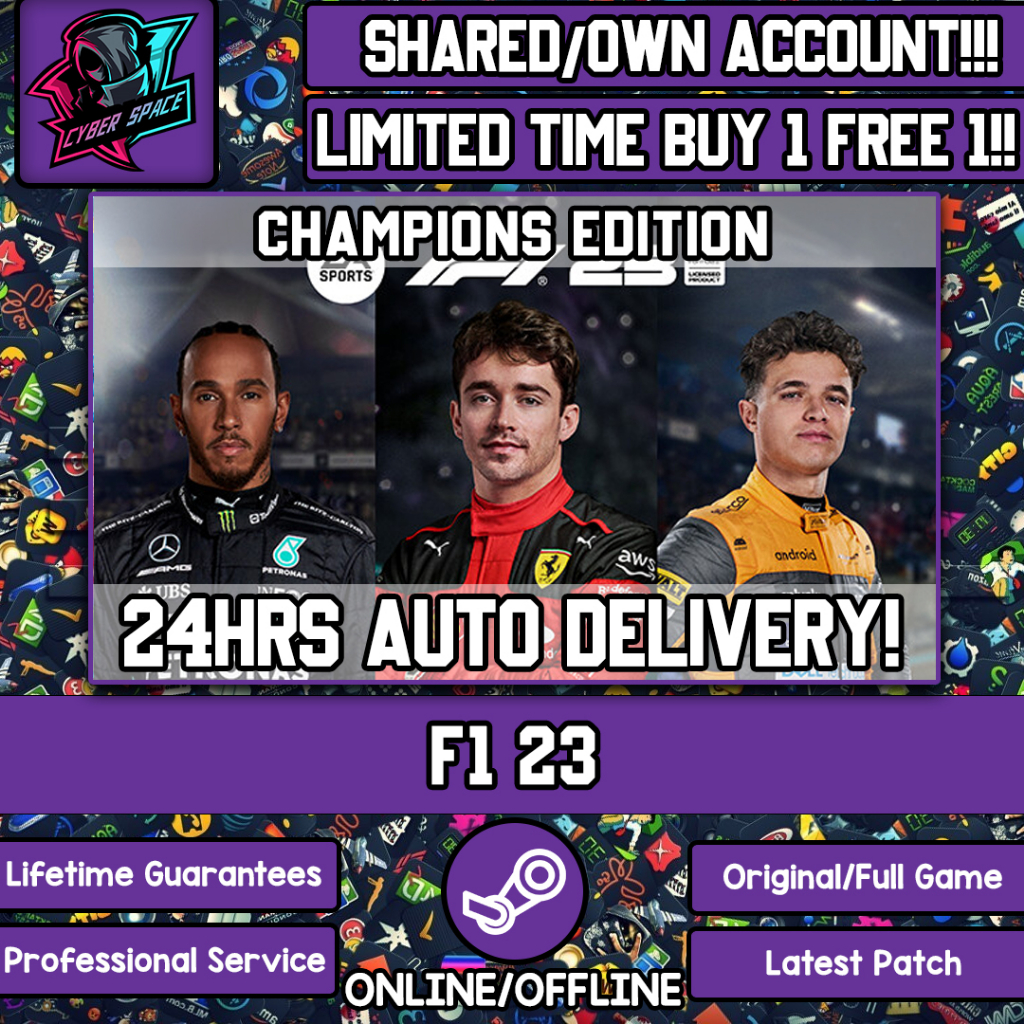 F1 23 2023 [Auto Delivery] [Steam Online & Offline] (Full DLC) Cyber ...