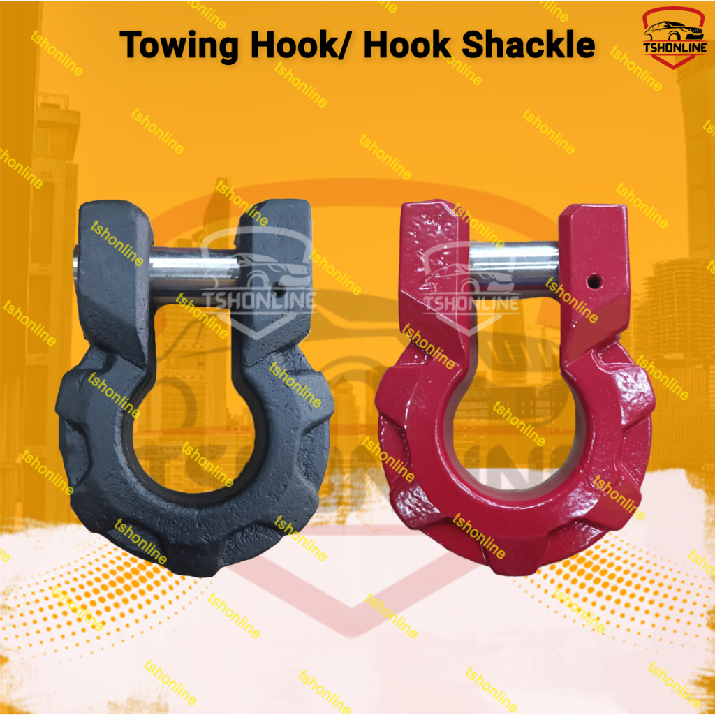 Towing Hook Shackle D Ring Bow Shackle Towing Accessory for Offroad 4x4 ...