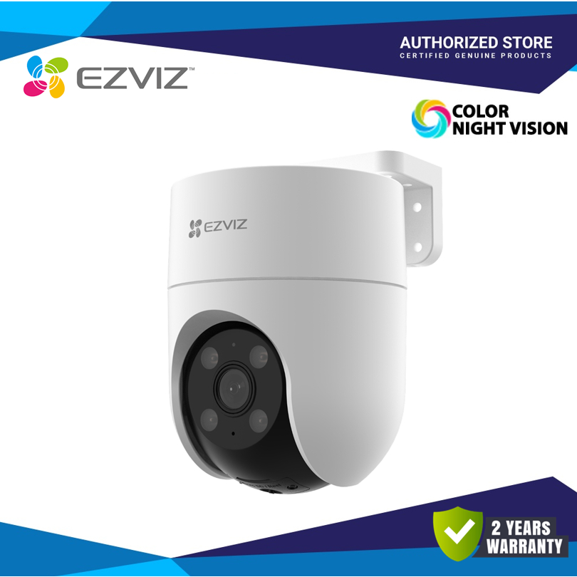 Ezviz H8C 2K⁺ 1440P Pan & Tilt Rotate 360° Outdoor Color Night Vision Two Way Talk Wi-Fi Camera ...