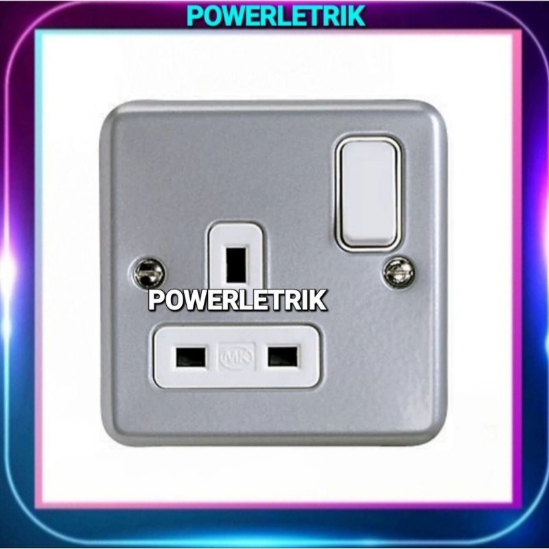 MK K2977 13A /MK K2946 2X13A /MK G2873 15A METALCLAD SWITCH SOCKET/ MK ...