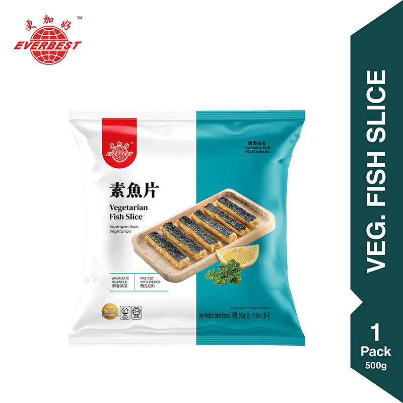 Everbest Veg Fish Slice 鱼片 M (500g) | Shopee Malaysia
