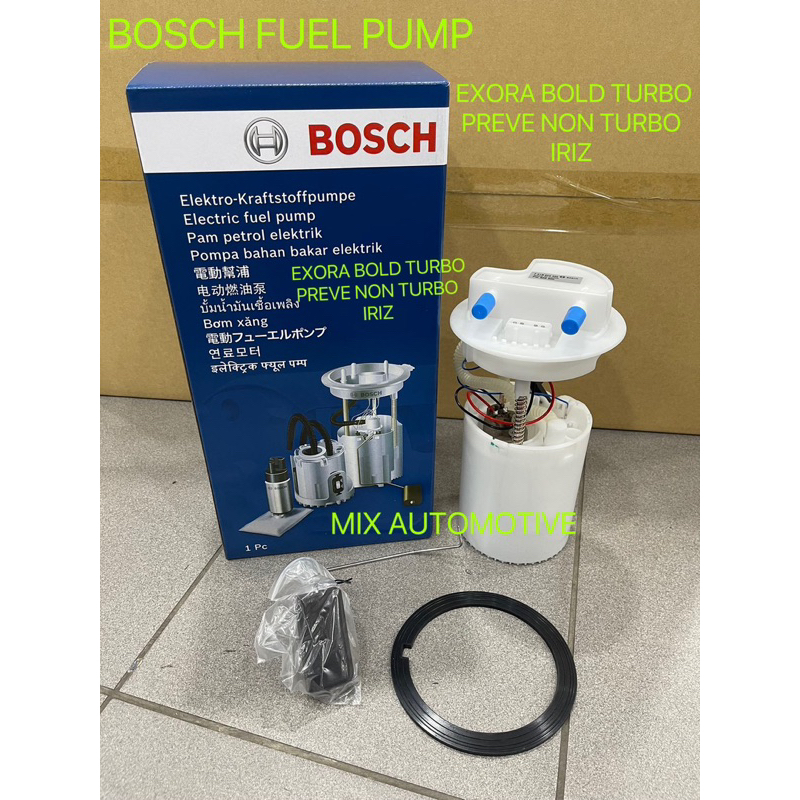 100% ORIGINAL BOSCH FUEL PUMP ASSY PROTON EXORA BOLD 1.6 TURBO PREVE 1. ...