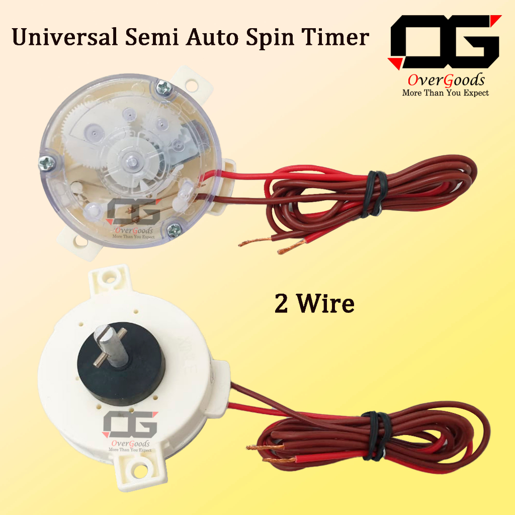 Universal Semi-Auto Spin Timer Washing Machine Shaft 70mm SPIN TIMER 45 ...