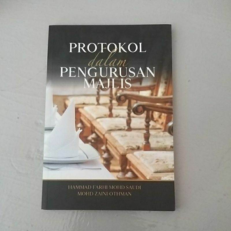 PROTOKOL DALAM PENGURUSAN MAJLIS | Shopee Malaysia
