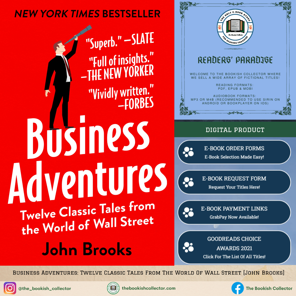 Business Adventures: Twelve Classic Tales From The World Of Wall Street ...