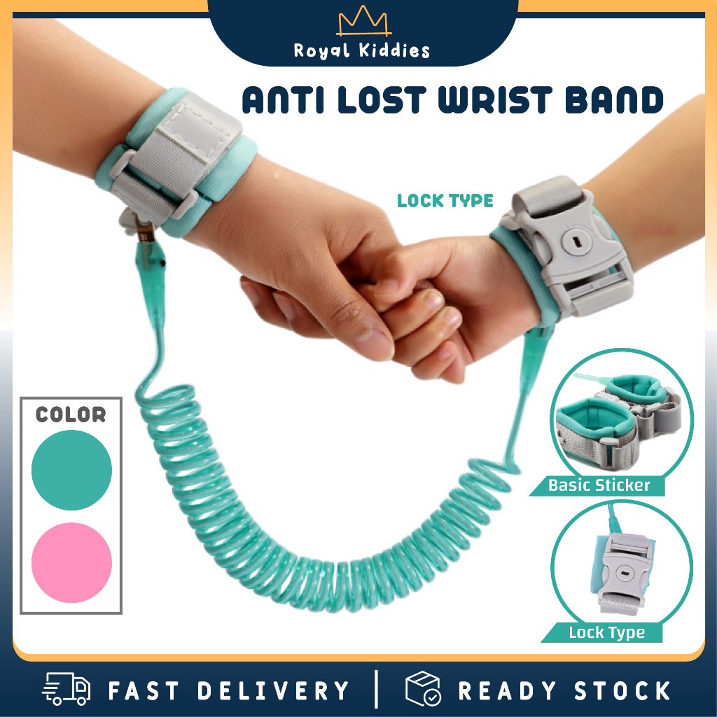 Baby Kids Safety Anti Lost Baby Safety Harness Wrist Band Protection ...