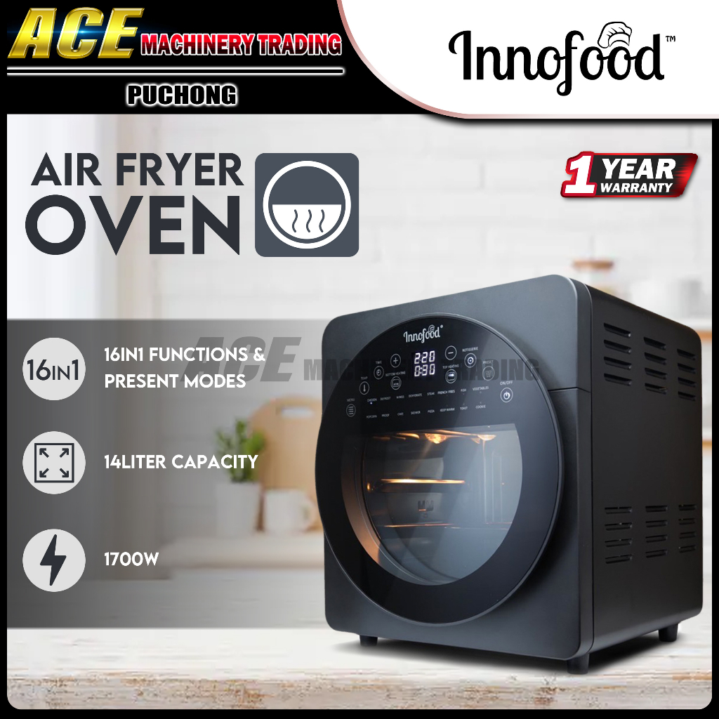 [ Innofood ] 16 in 1 Digital Air Fryer Oven With Fermenting And ...