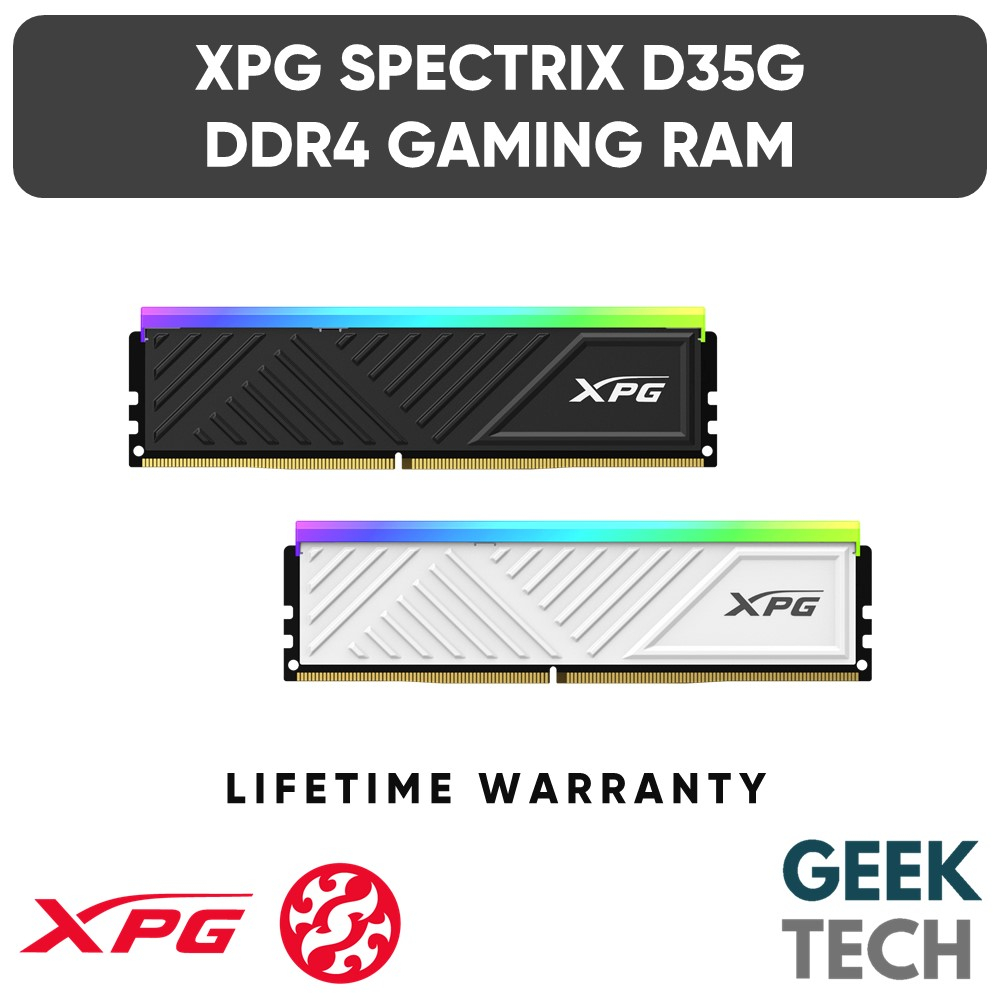 XPG Spectrix D35G RGB Compact Low-Profile DDR4 Memory RAM 3200MHz 8GB/16GB | Shopee Malaysia