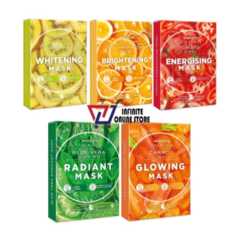 Watsons Fruity Facial Mask 30ml x5's | Shopee Malaysia