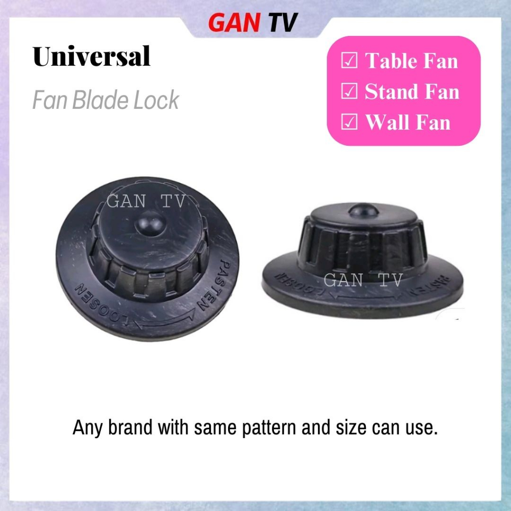 Heavy Duty Table/Wall/Stand Fan Blade Lock Fastener Tightener Nut Spin ...