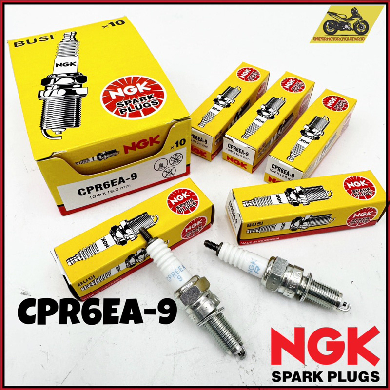 [100% ORI NGK] WAVE 125 WAVE 110 ALPHA FUTURE WAVE SPARK PLUGS CPR6EA-9 ...