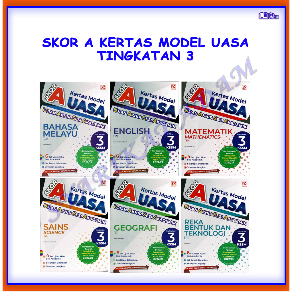 [adm] Buku Latihan Sk Skor A Kertas Model Uasa Tingkatan 3 2023