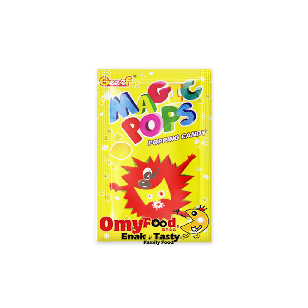 5.5g Magic Pops Popping Candy [Strawberry / Orange / Grape / Lemon ...