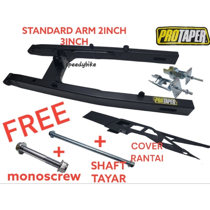 Y15 Y15ZR Rs150 RSX150 Y16 Y125Z Y125ZR ARM STANDARD +2 inch +3inch ...