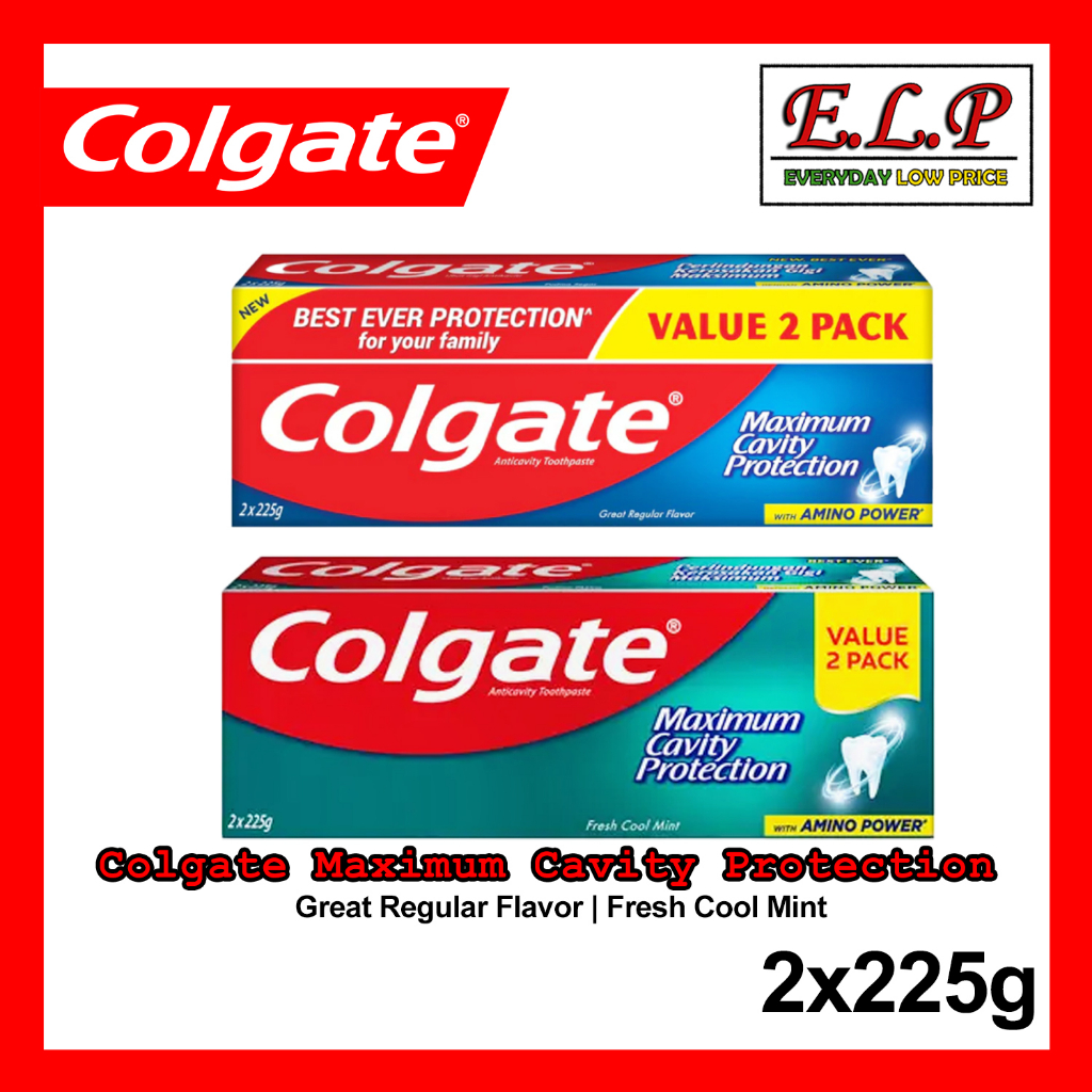 Colgate Red Twin Pack Toothpaste 225g x2 (Value Pack) | Shopee Malaysia