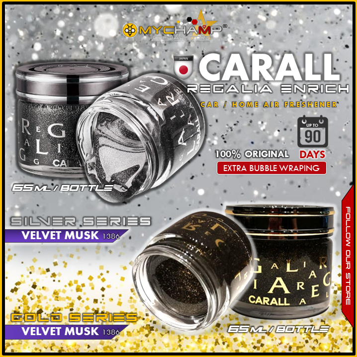Carall Regalia Enrich 1386 Carall Gold Velvet Musk Car Air Freshener ...