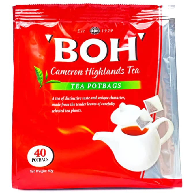 BOH CAMERON HIGHLANDS TEA POTBAG 40'S | Shopee Malaysia