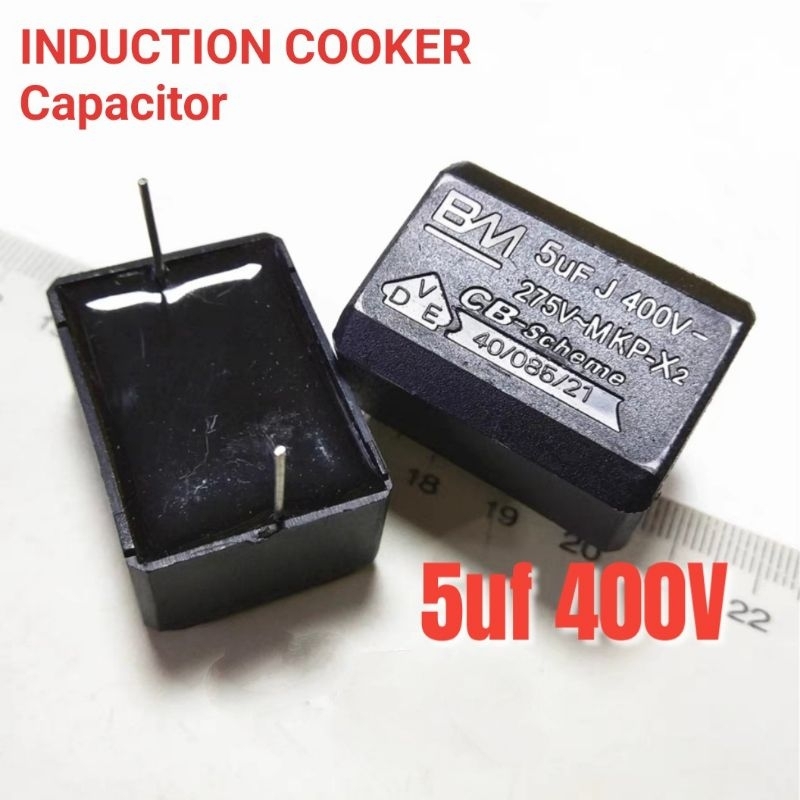 1 biji 5uf 400V induction Cooker Capacitor kapasitor | Shopee Malaysia
