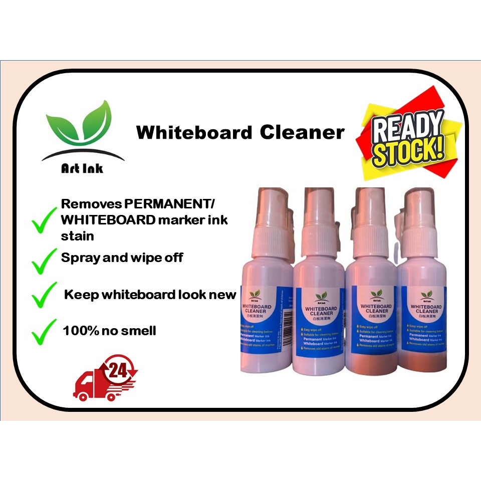 ARTINK WHITEBOARD CLEANER SPRAY 30 ML /100 ML SPRAY AND CLEAN PERMANENT ...