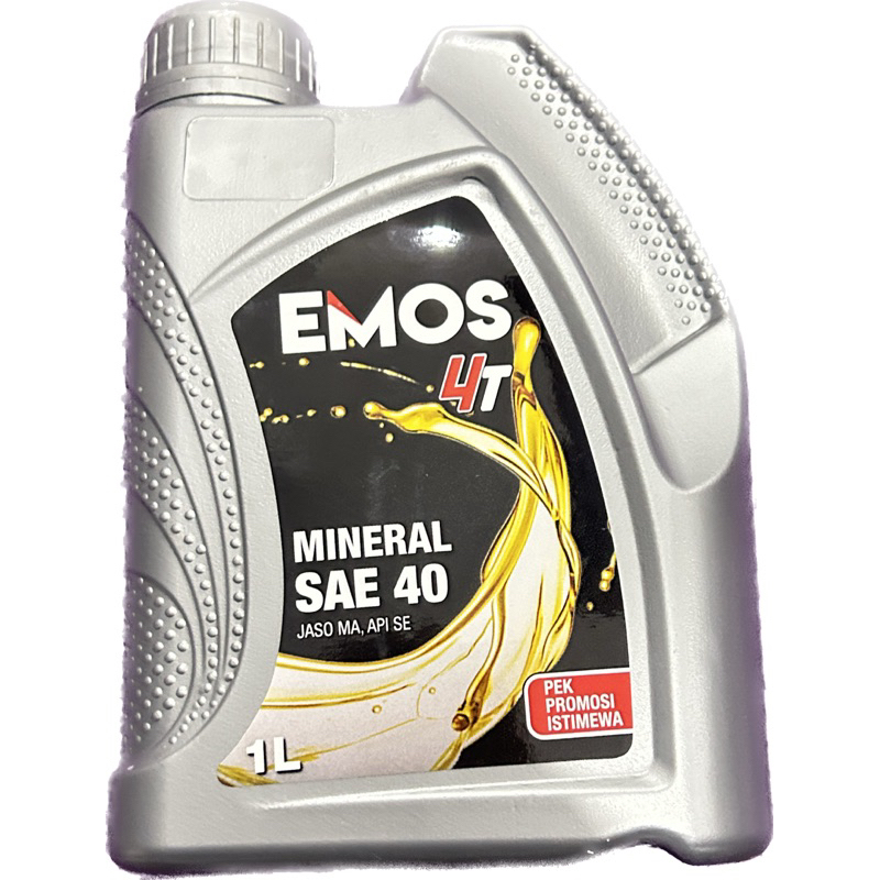 EMOS Motor Engine Oil 4T 1L Modenas | Shopee Malaysia