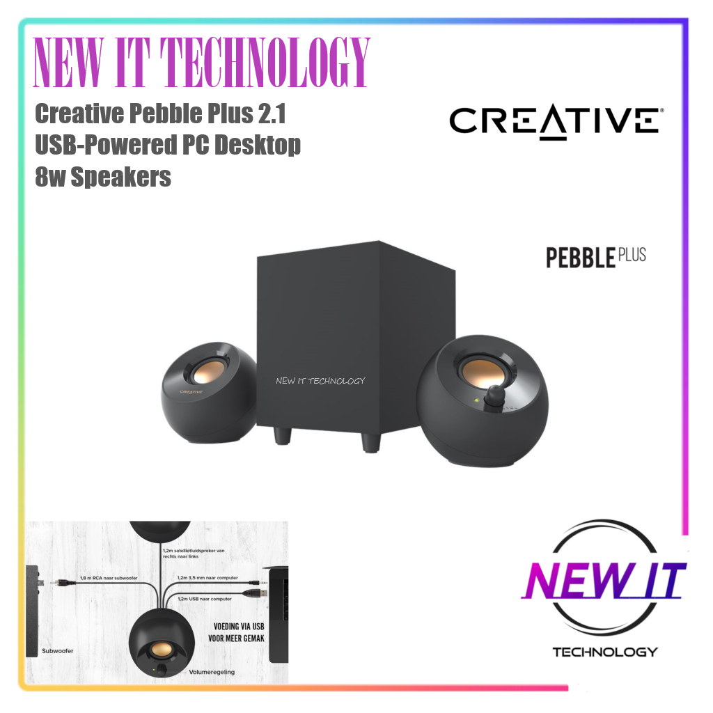 Creative Pebble Modern 2.0&Pebble SE&Pebble Plus 2.1&Pebble X Plus USB ...