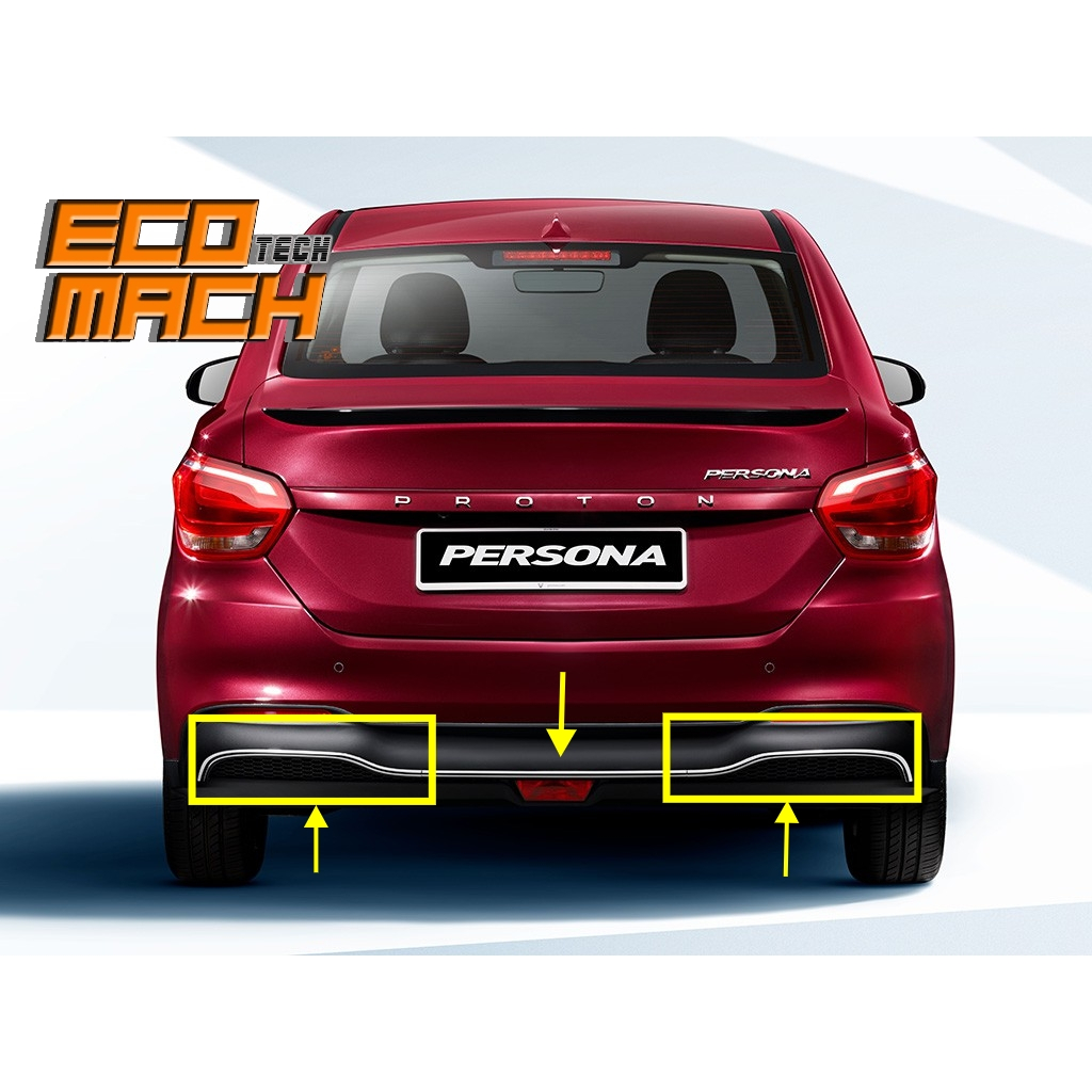 PROTON NEW PERSONA GARNISH RR BUMPER RH / REAR BUMPER | Shopee Malaysia